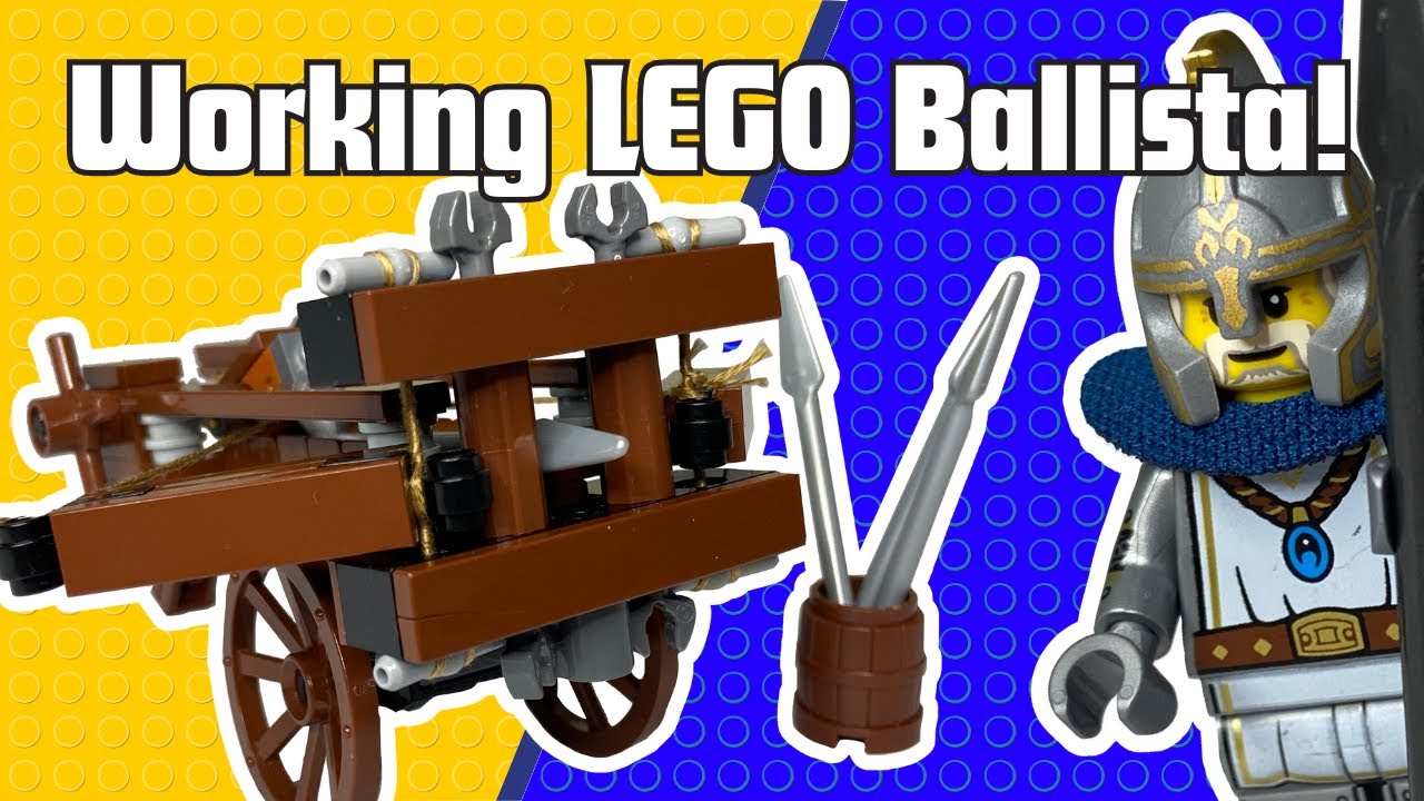 How to Build a Working Lego Roman Ballista! | D&D Battle Map Elements ...