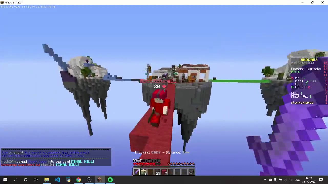 Minecraft Bedwars Gameplay #43 - YouTube