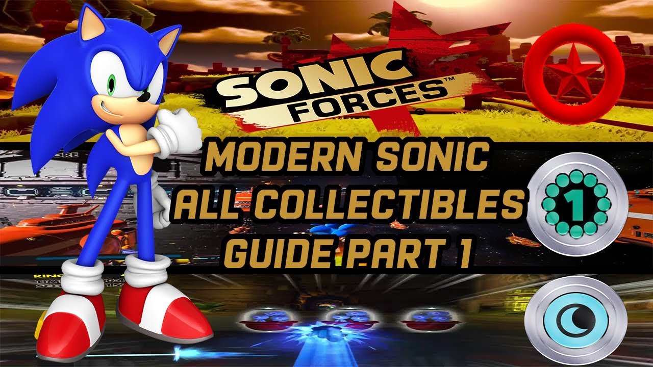 Sonic Forces - Modern Sonic All Collectibles Guide Part 1 - YouTube
