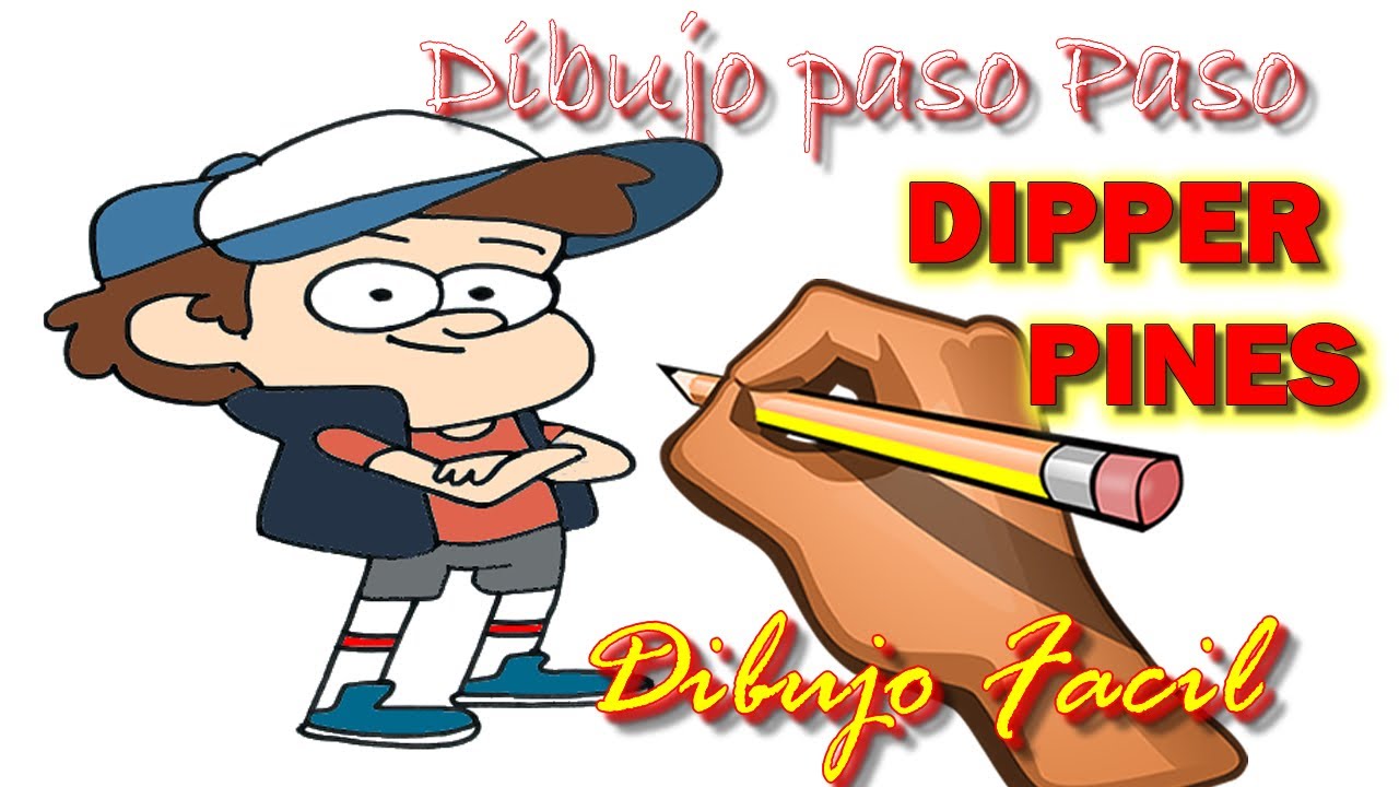 Dibujando a Dipper dibujo facil - YouTube