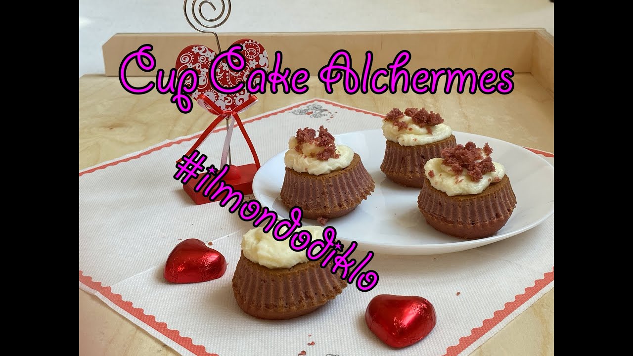 Cup cake alchermes - YouTube