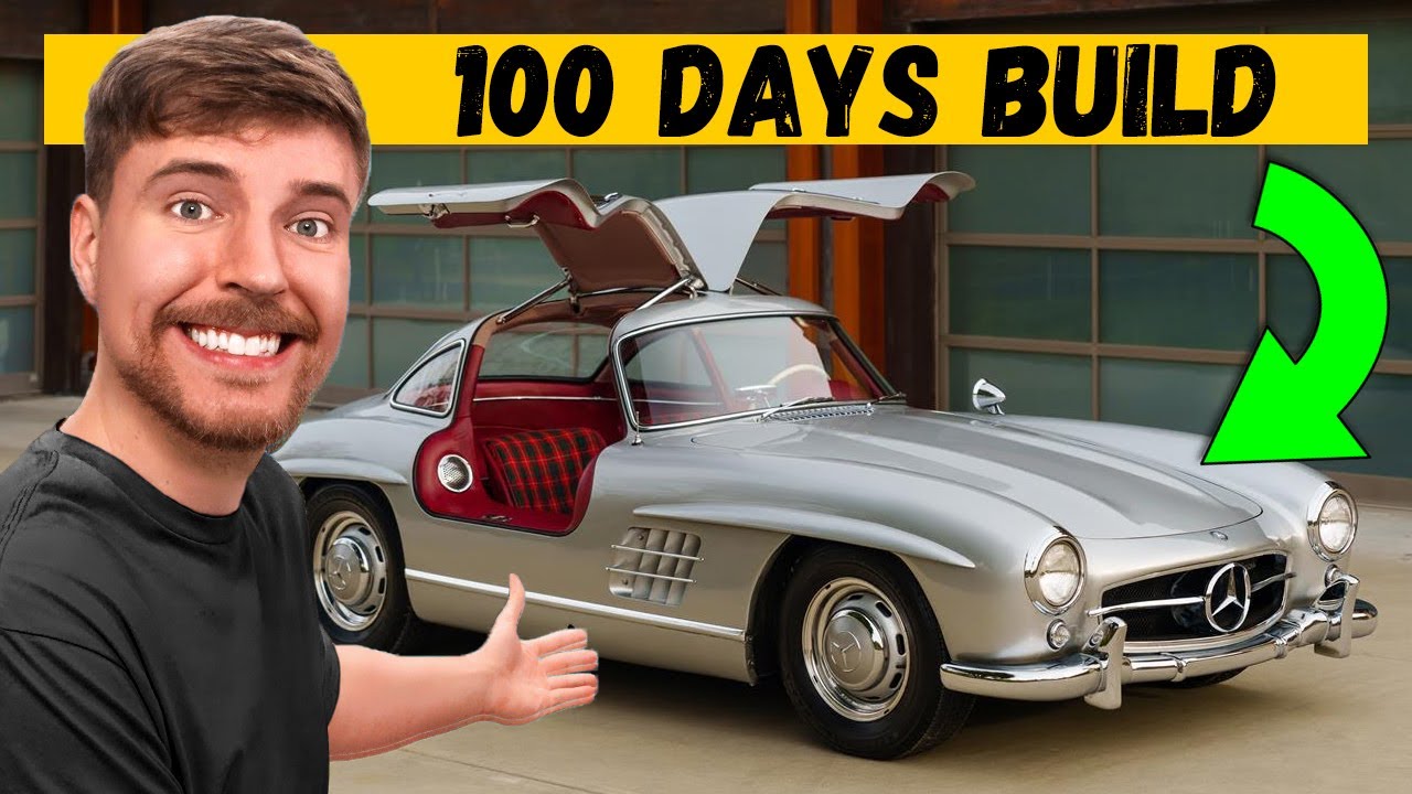 🔥🛠️ Full 100 Days Build Mercedes Benz 300SL Gullwing - YouTube