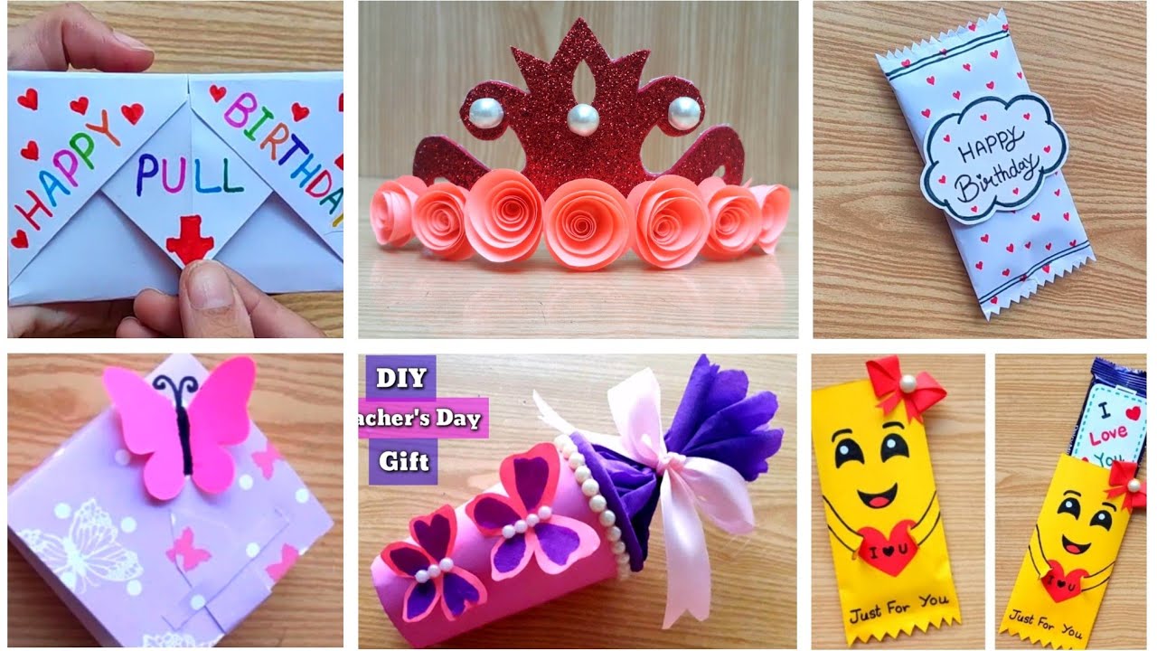 7 Amazing DIY Birthday Gift Ideas | Happy Birthday Crafts | Birthday ...