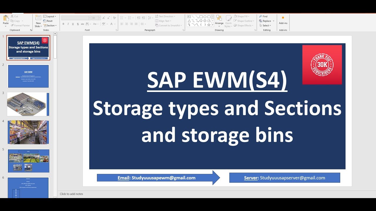 SAP EWM(S4 Embedded) : Storage types and Sections and storage bins ...