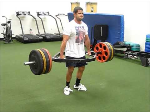Duck Stance Trap Bar Deadlifts - YouTube