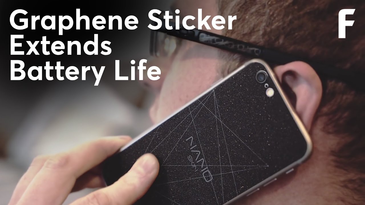 This Graphene Sticker Can Increase Your Phone's Battery Life - YouTube
