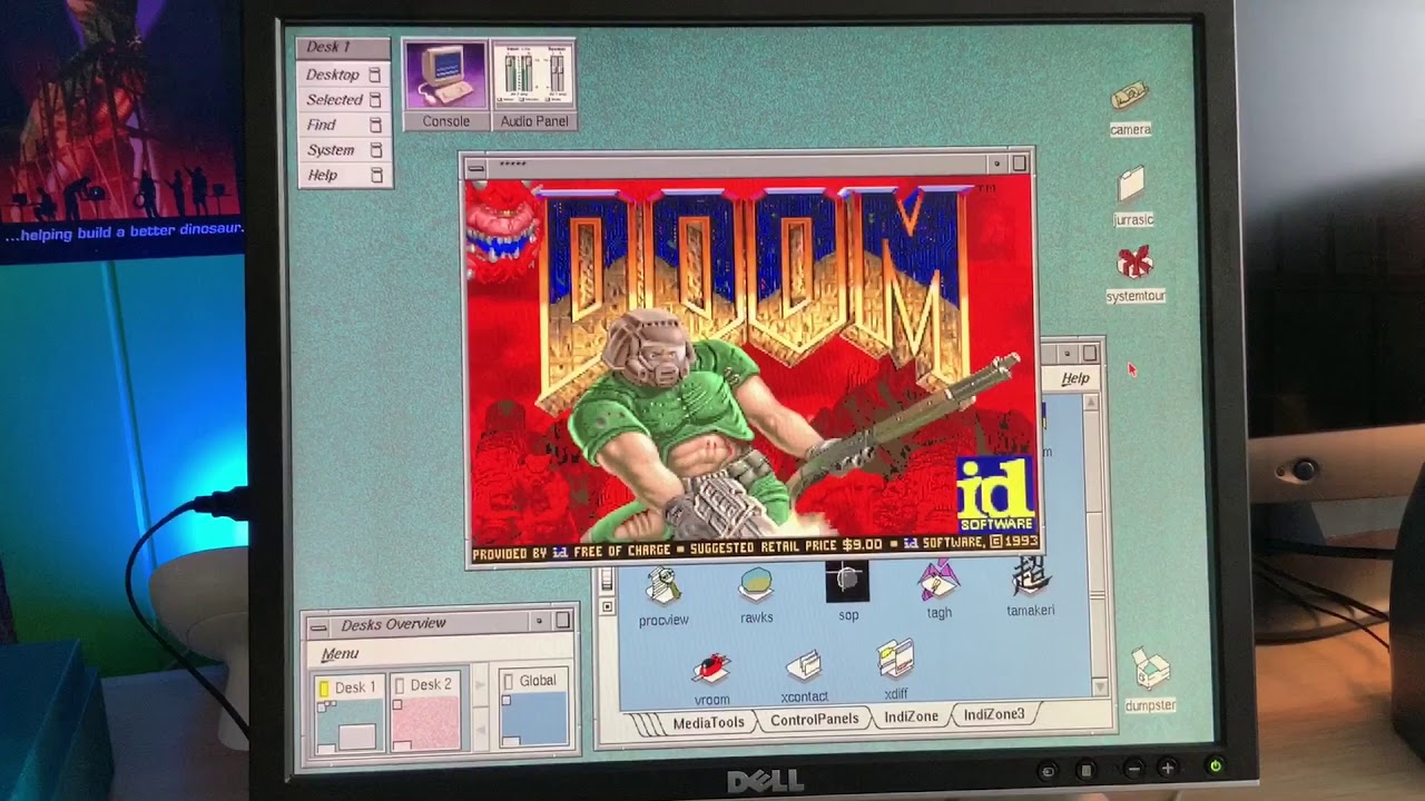 Silicon Graphics INDY 100MHz from 1993! - YouTube