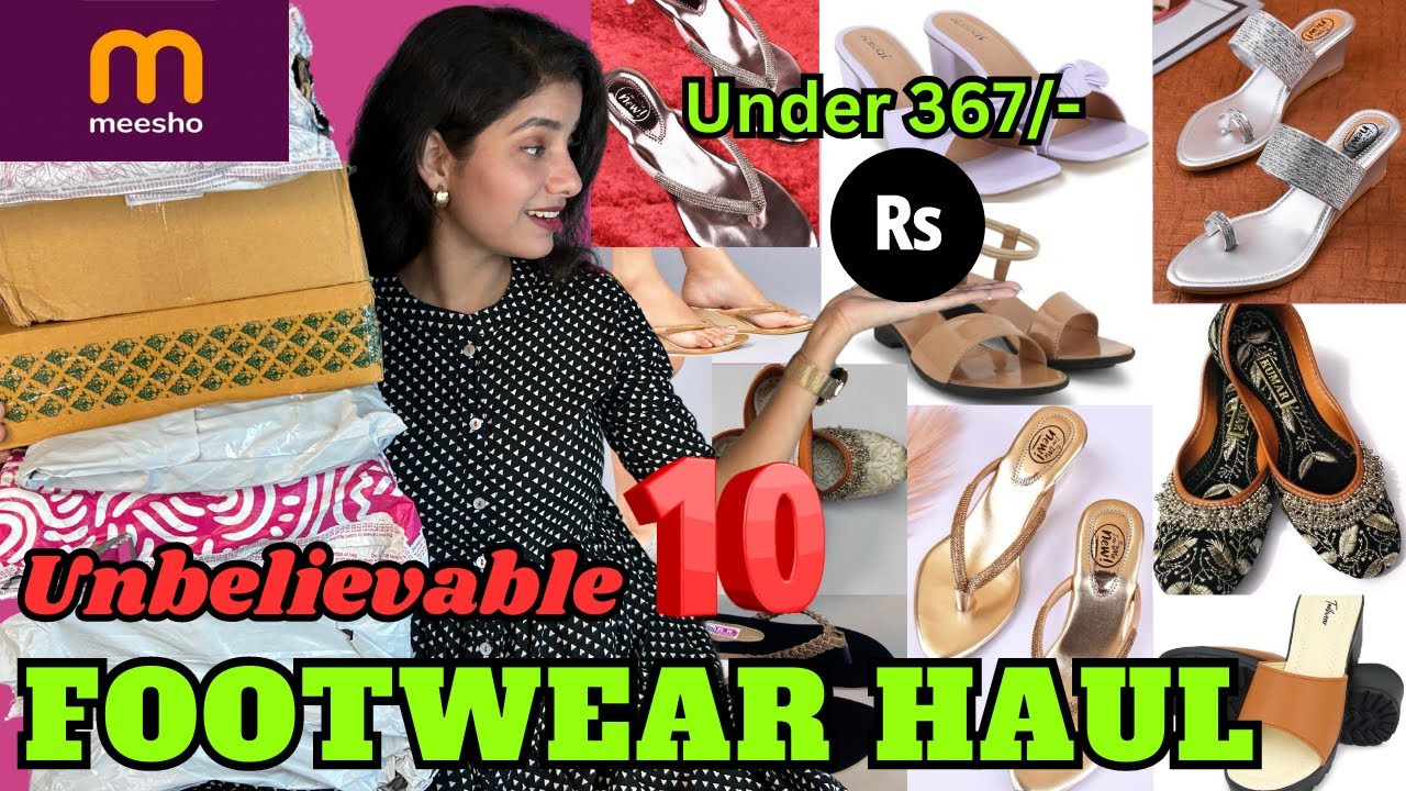 "Unveiling stylish Meesho Footwear Haul: Must-Have Picks for Every ...