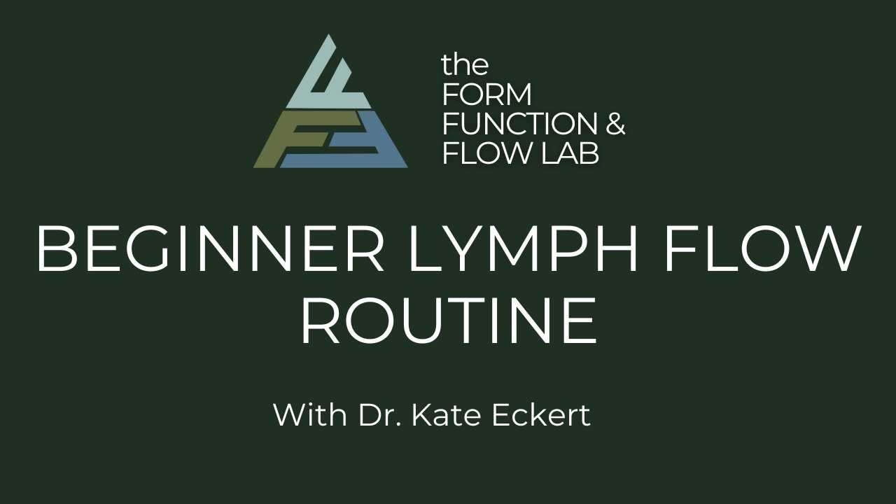 Beginner Lymph Flow Routine - YouTube