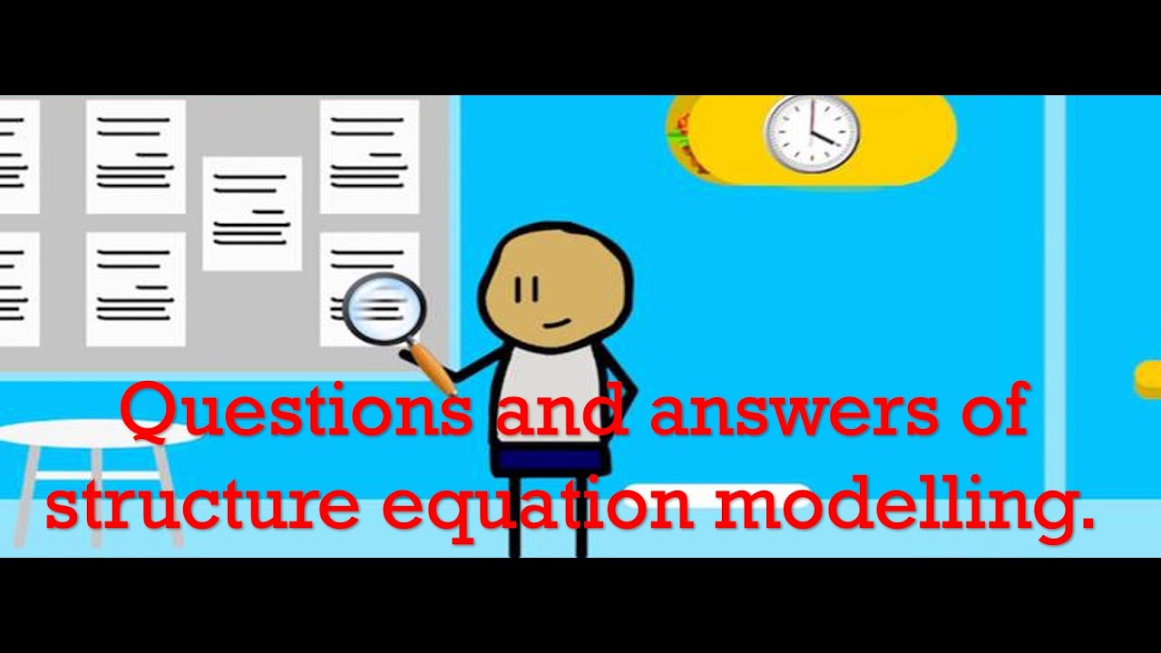 Structure Equation Modelling Questions as well as answers - YouTube