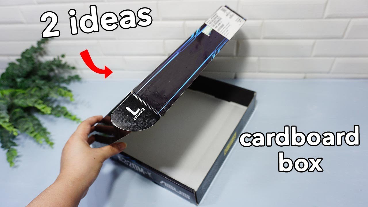 2 Clever Cardboard Upcycling. Transforming Used Boxes into Eco-Friendly ...