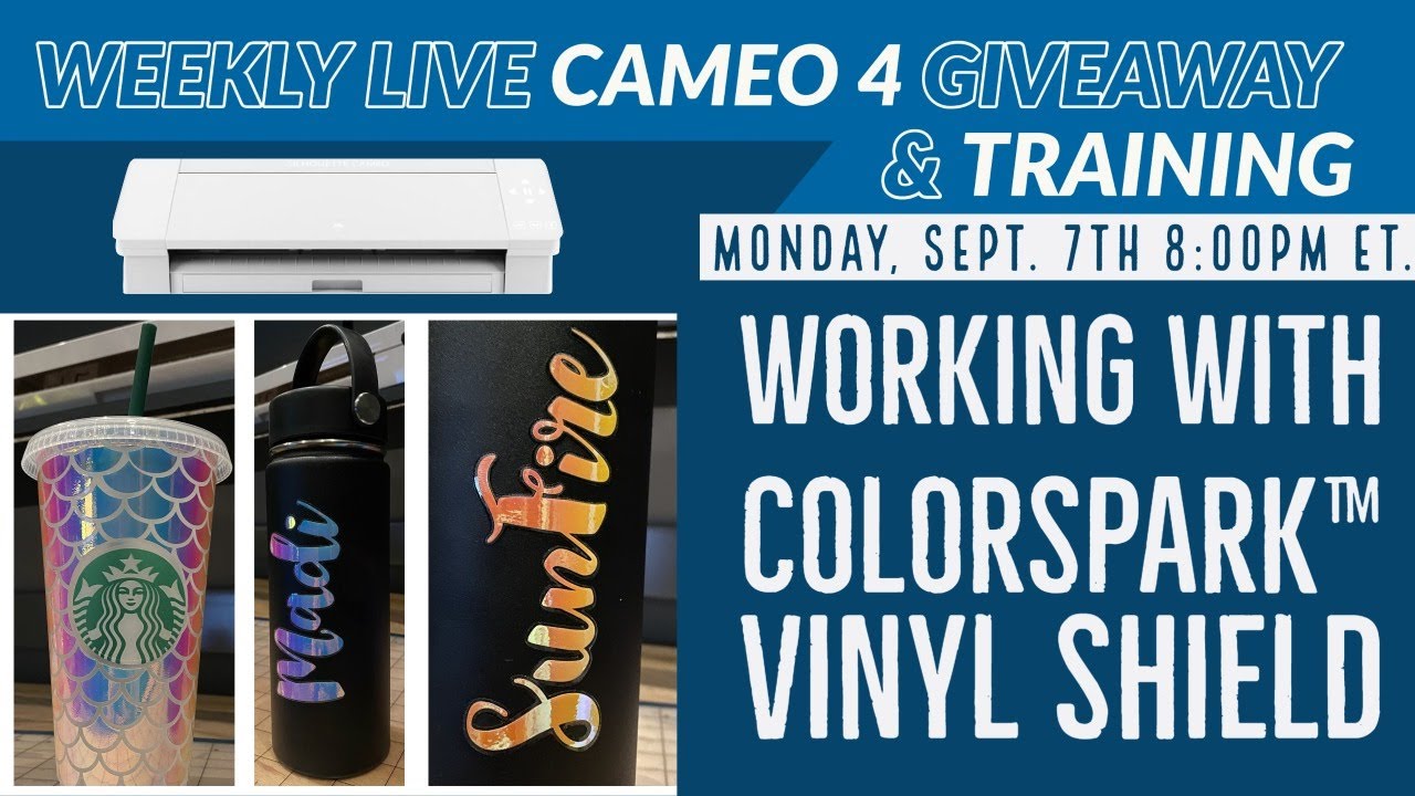 TRW Silhouette Cameo 4 Giveaway & FREE Live Training! Working with ...