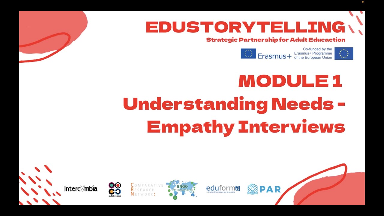 MODULE 1 - Empathy Interviews - YouTube