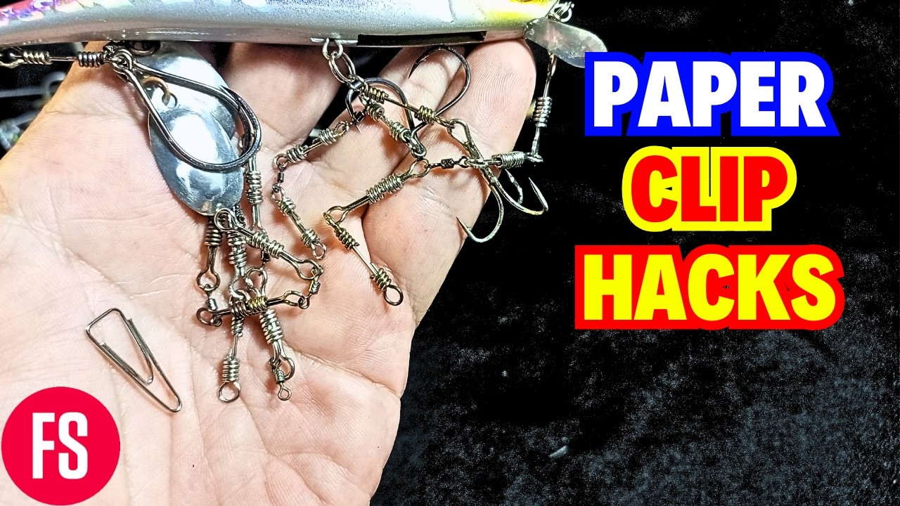 “DIY Fishing Tackle – How to Make Lures Using a Paper Clip” - YouTube