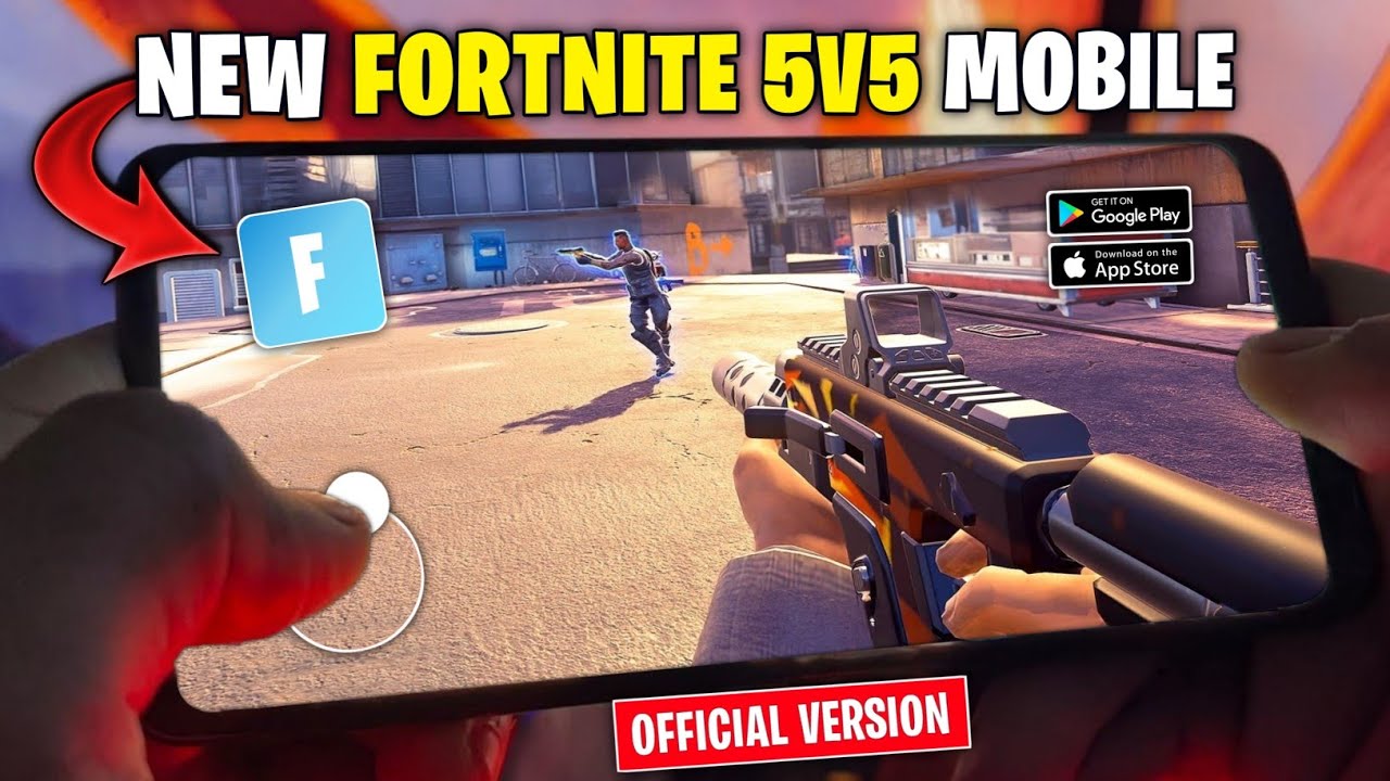 🔥 NEW FORTNITE 5V5 FPS MODE ON MOBILE! Fortnite Ballistic is here ...