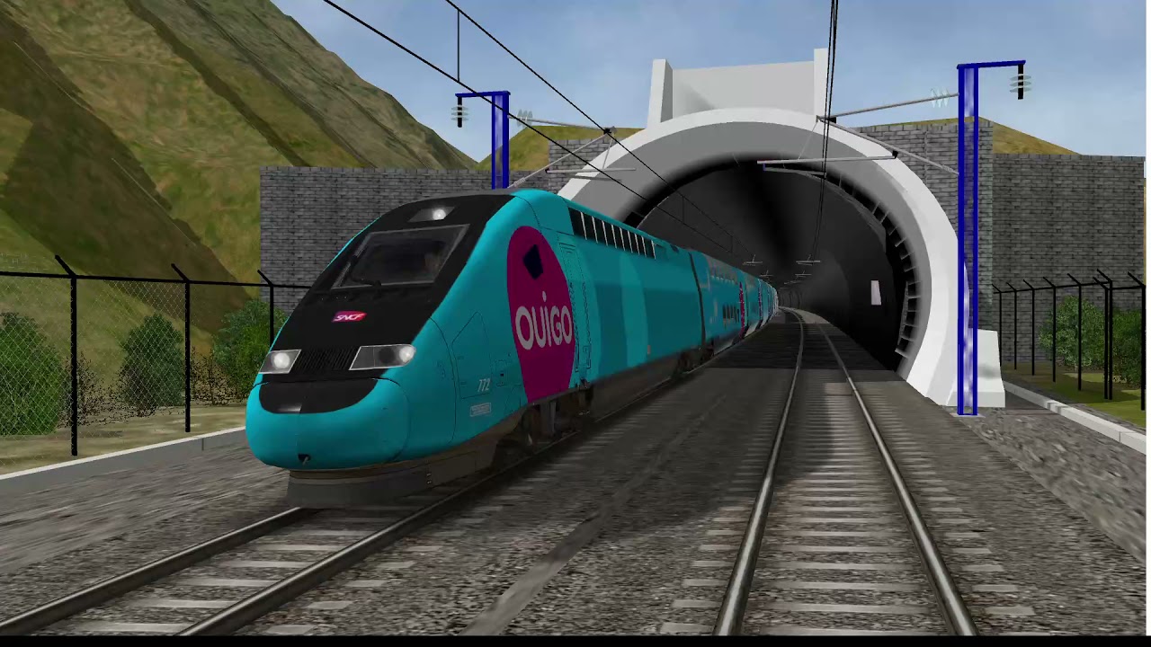 Open Rails OUIGO en España - YouTube