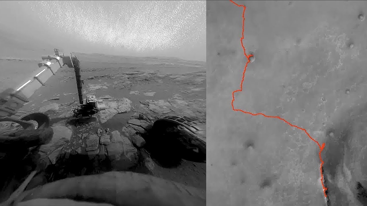 Opportunity Rover On Mars (2004 - 2019) - YouTube