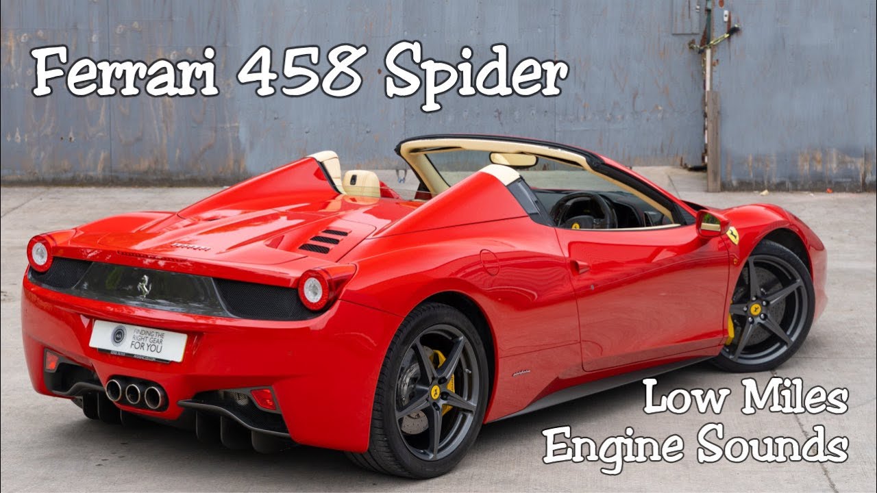Ferrari 458 Spider with Engine Sounds - Sold - YouTube