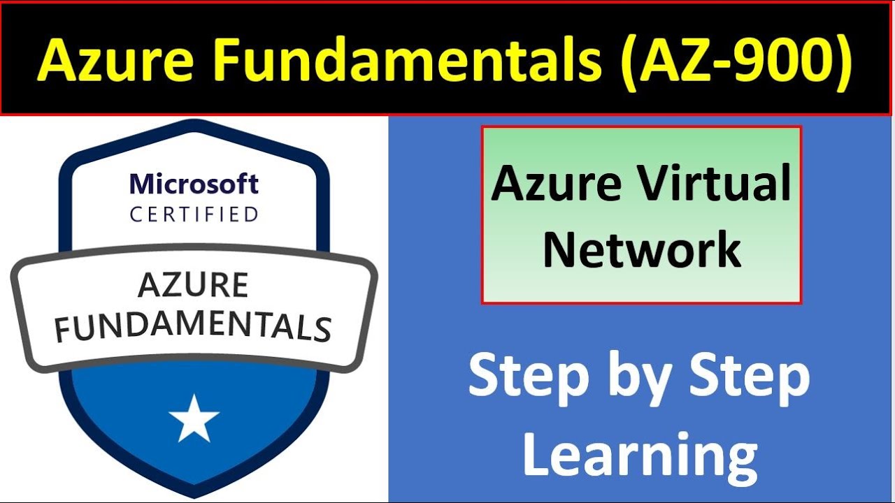 24. Azure Fundamentals (AZ-900) Exam Concepts - Azure Virtual Network ...