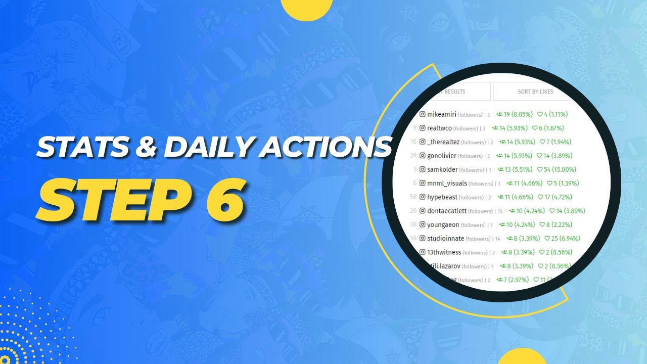 Step 6 - Stats & Daily Actions - YouTube