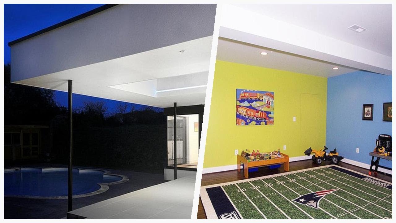 75 Luxury Blue Basement Design Ideas You'll Love 🌈 - YouTube