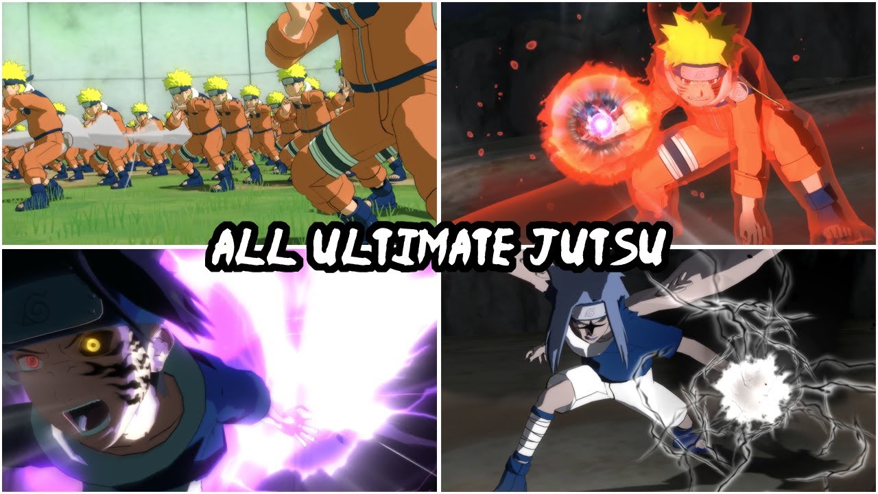All Ultimate Jutsu | Naruto: Ultimate Ninja Storm (2008) - YouTube