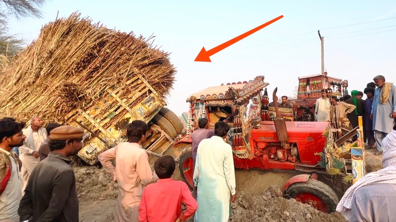 Most Heavy Tractors trailers fails competition - YouTube