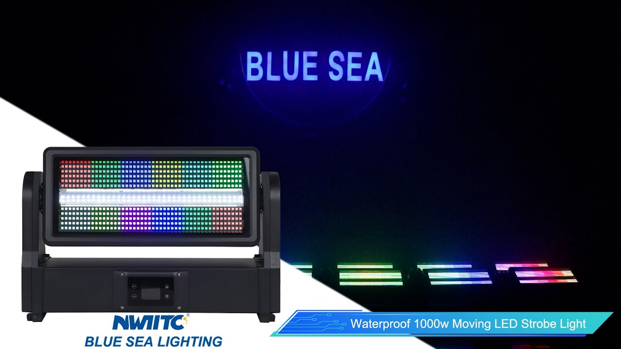 BLUE SEA LIGHTING Outdoor Waterproof 1000w Moving LED Strobe Light ...