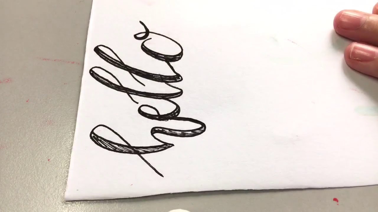 Amazing Calligraphy Skills - YouTube