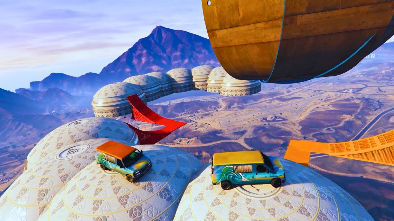 VAN Parkour Race 100.200% People Cannot Finish This Race In GTA V - YouTube