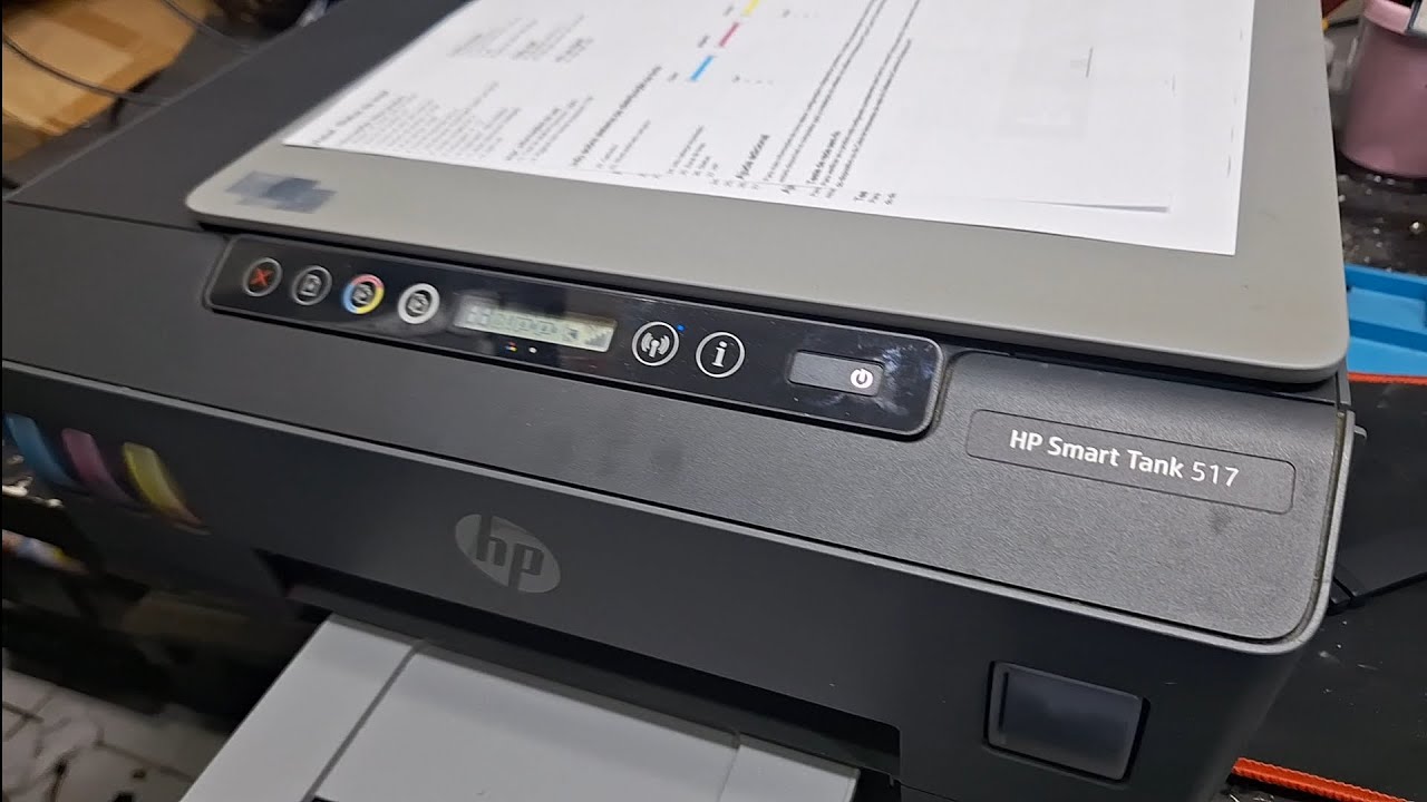 Como fazer limpeza e verificação status de impressão linha HP smart ...