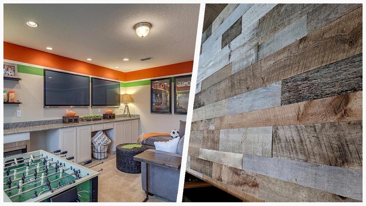 75 Brown Basement Game Room Design Ideas You'll Love ⭐️ - YouTube