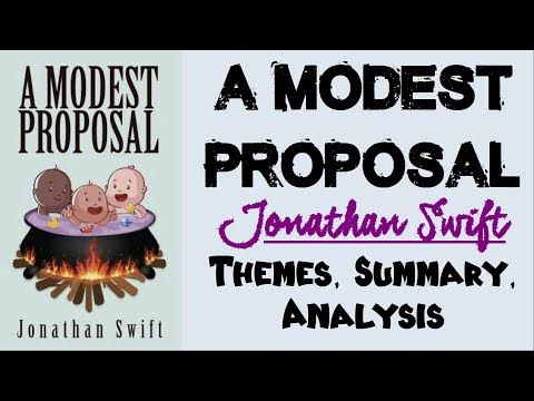 A Modest Proposal by Jonathan Swift | Themes, Summary, Analysis - YouTube