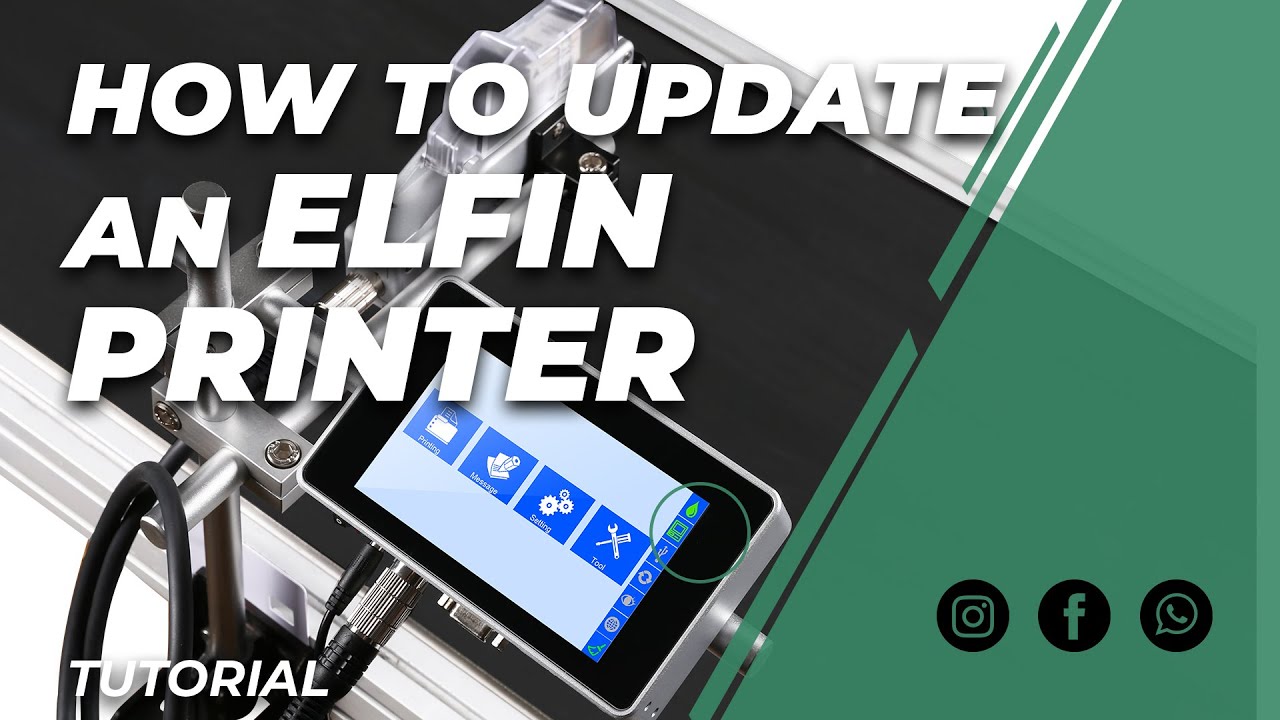 Elfin Tutorials: How to Update an Elfin Printer - YouTube