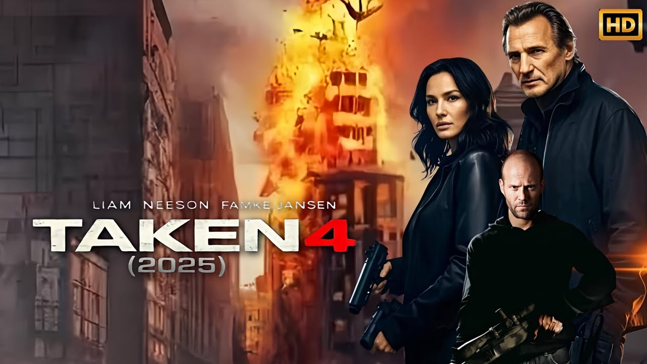 Taken 4 (2025) Movie | Jason Statham, Sylvester Stallone, Angelina ...