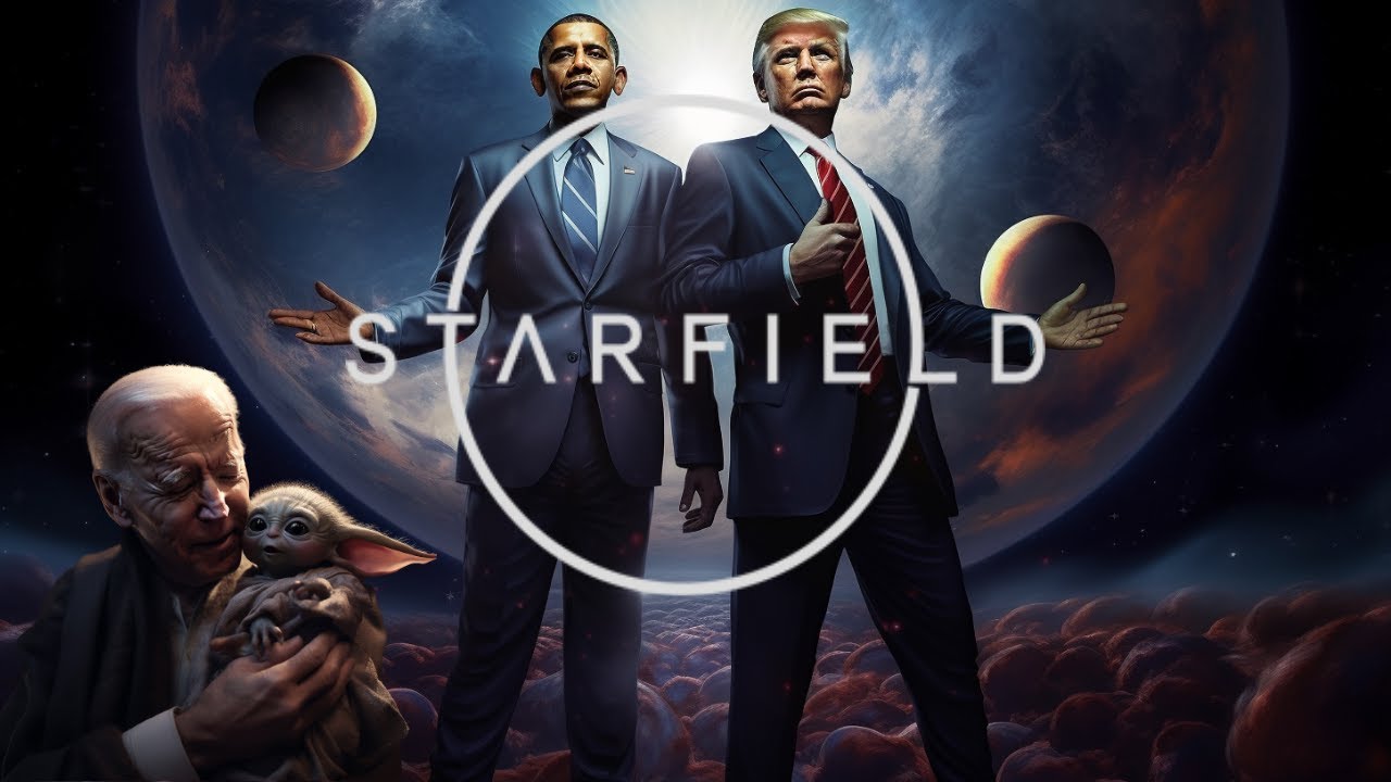 Presidents Play Starfield Trump, Biden and Obama Team Up to Save the ...