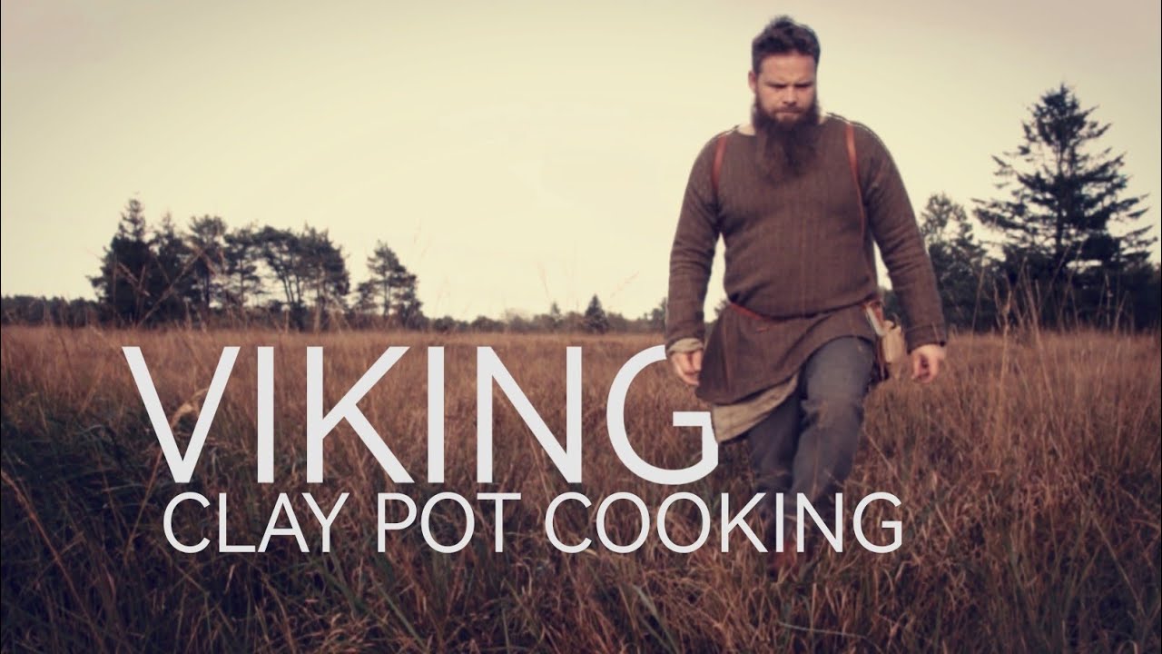 VIKING BUSHCRAFT - CLAY POT COOKING - YouTube