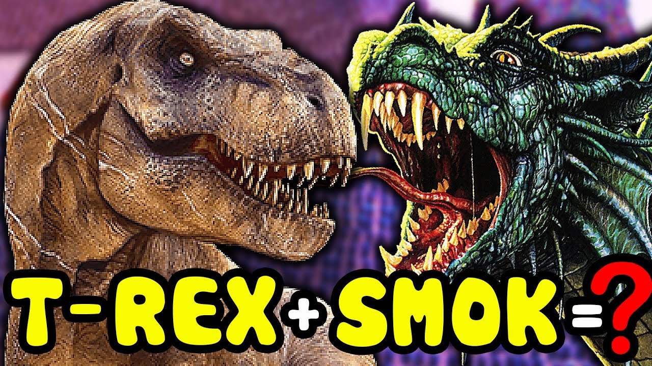 T-REX + SMOK = ? | TWORZYMY NOWE GATUNKI ZWIERZĄT | HYBRID ANIMALS PO ...
