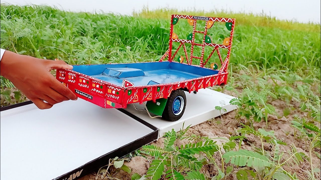 How to make a small tralla or tralli for tractor 🚜 - YouTube