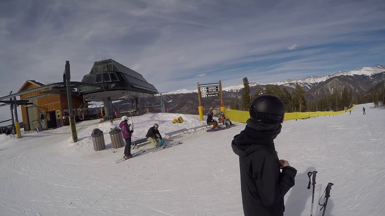 Keystone - Montezuma Express lift with Jump Hills - YouTube