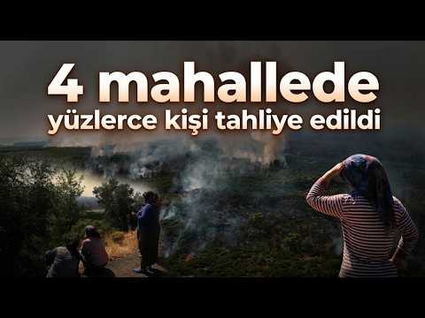 Antalya'da yangının 21. saatinde vatandaşın tedirgin bekleyişi sürüyor