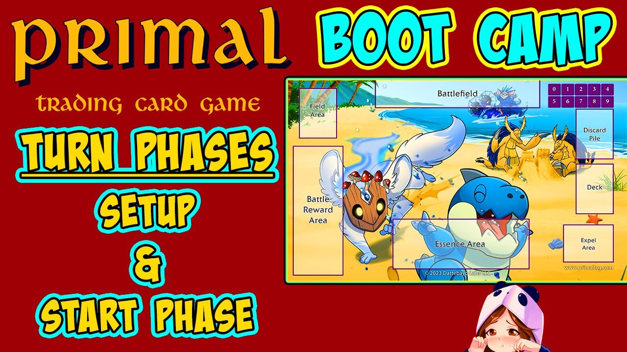 How To Play Primal TCG | Turn Phases | Setup & Start Phase | Trading ...