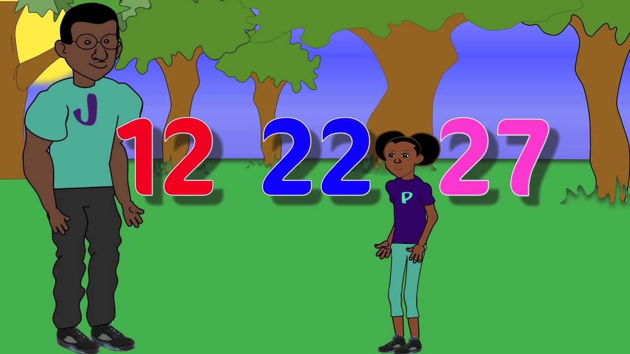 Recognizing Numbers Cartoon (21 - 30) - YouTube