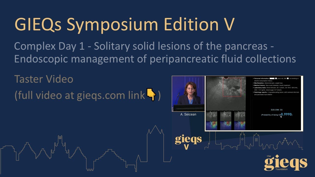 Solitary solid lesions of the pancreas - Endoscopic management of ...