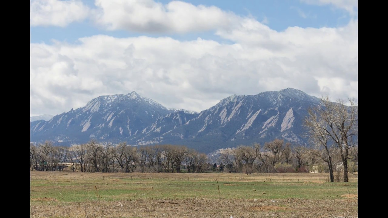 Nature Comes to Life Boulder Colorado Front Range View - YouTube