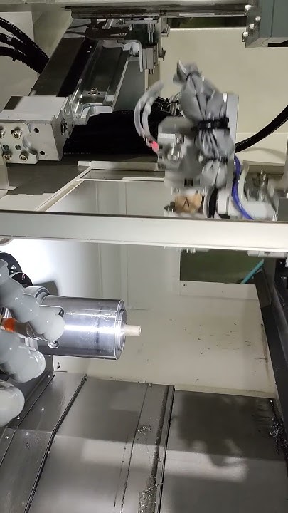 HC-30N Gang type CNC lathe + U-type auto loading + rotating mold base, double-head processing ...