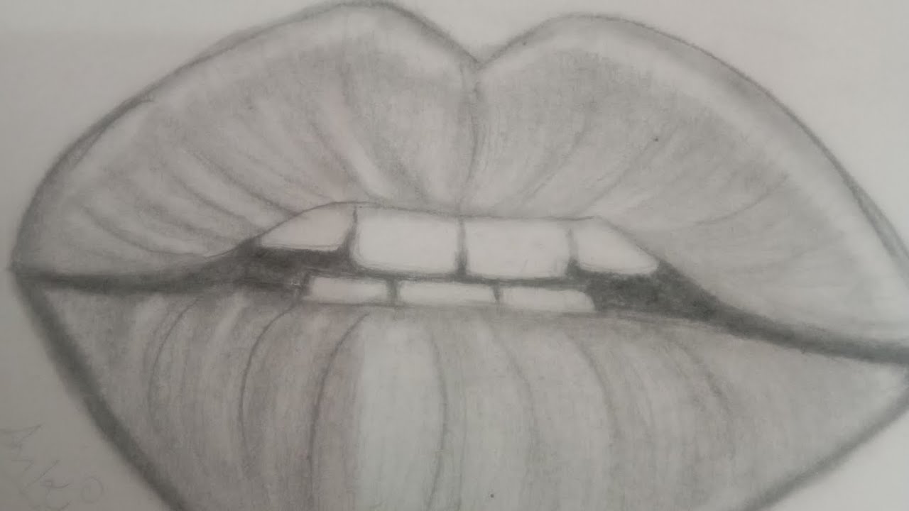 #how to draw lips for beginners easy way to draw a realistic ...