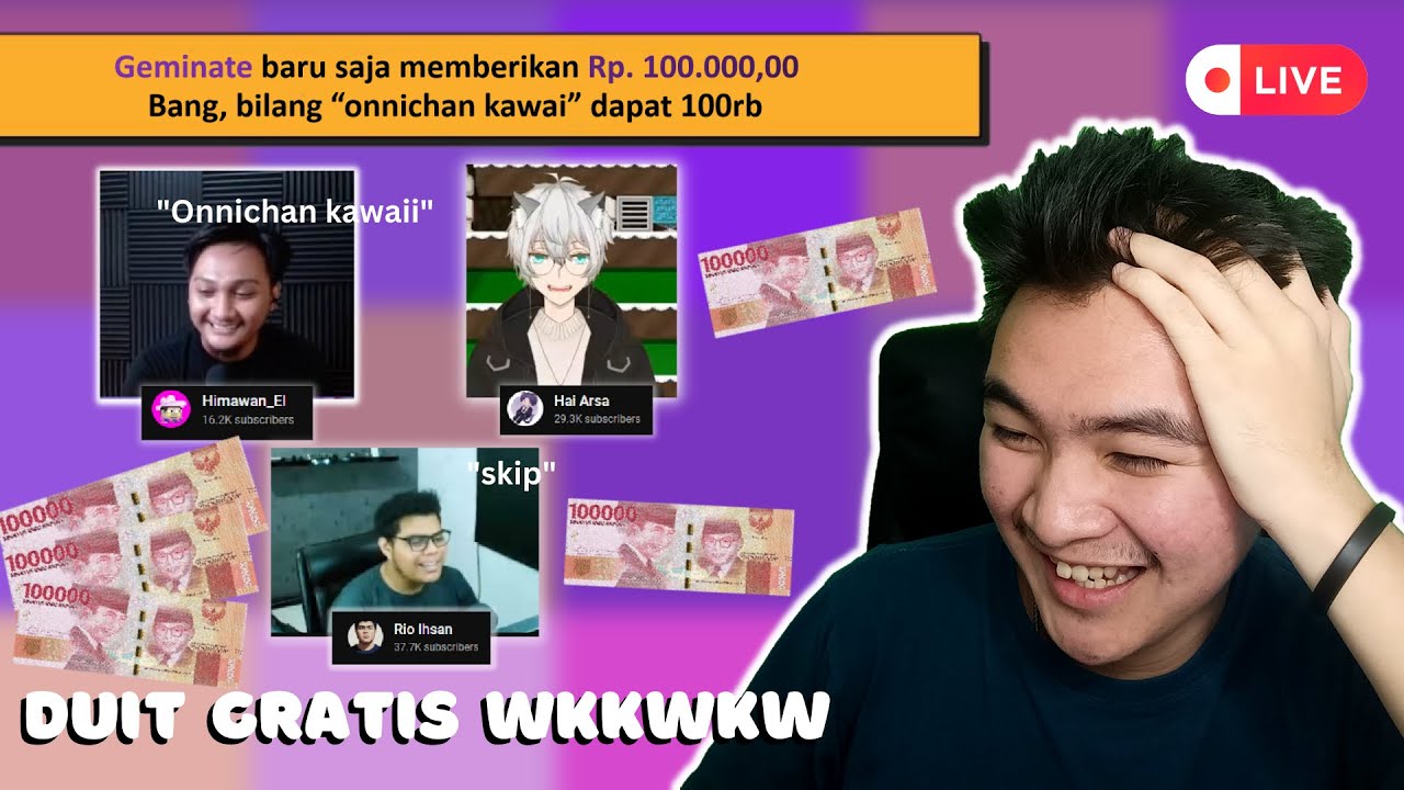 Nyawer Live Streamer GT Untuk Ini WKWKWKWKW - YouTube