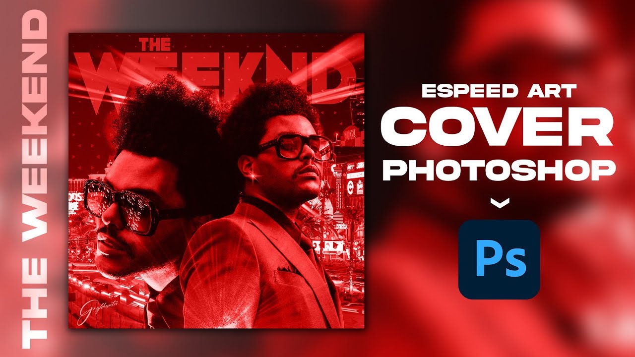 Speed Art Cover Art Album The Weeknd Photoshop - YouTube
