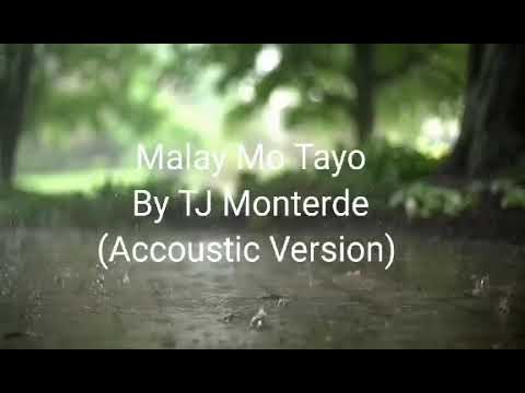 Malay Mo Tayo by TJ Monterde (Accoustic Karaoke Cover) - YouTube